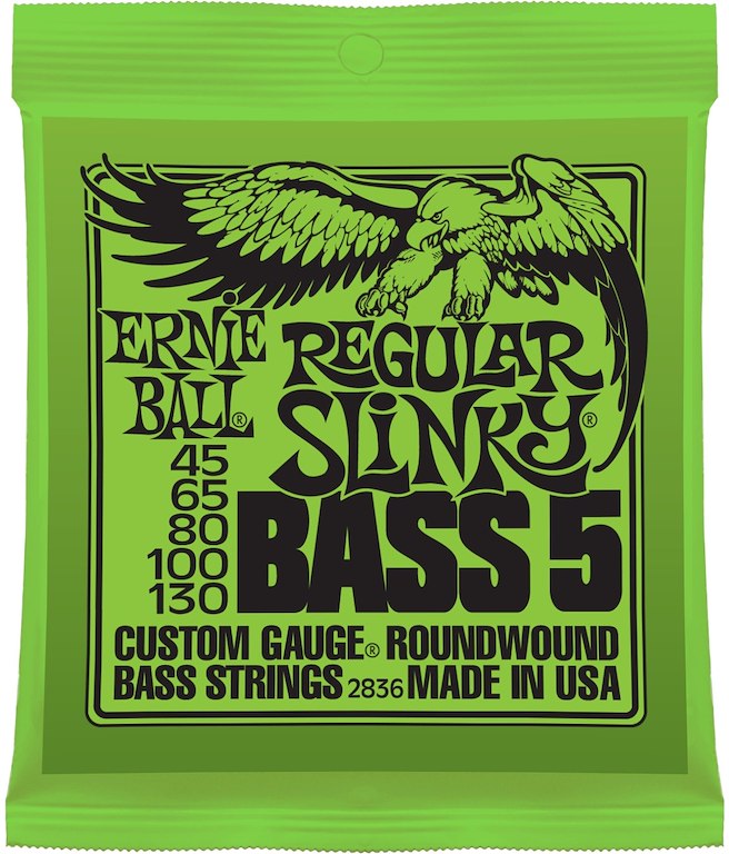 Ernie Ball Regular Slinky 2836 Žice za petožičanu bas gitaru
