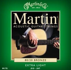 Žice za akustičnu gitaru Martin M-170