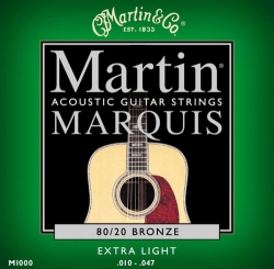 Žice za akustičnu gitaru Martin M-1000