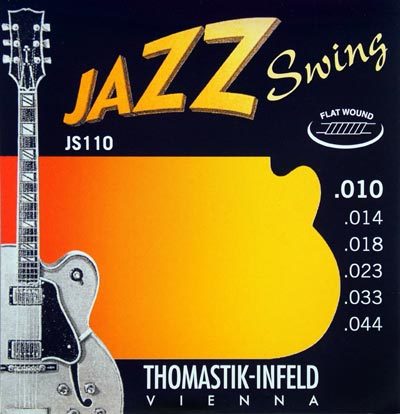 Thomastic JS 110 Flatwound Extra Light JazzSwing žice za električnu gitaru