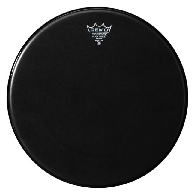 Remo SA-0814-ES Ambassador 14" Black Suede Crna koža za doboš