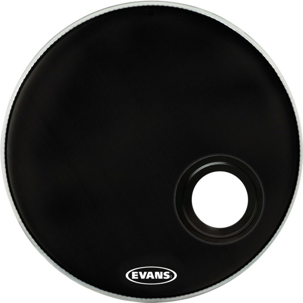 Evans 20" REMAD Resonant Black koža za bas bubanj