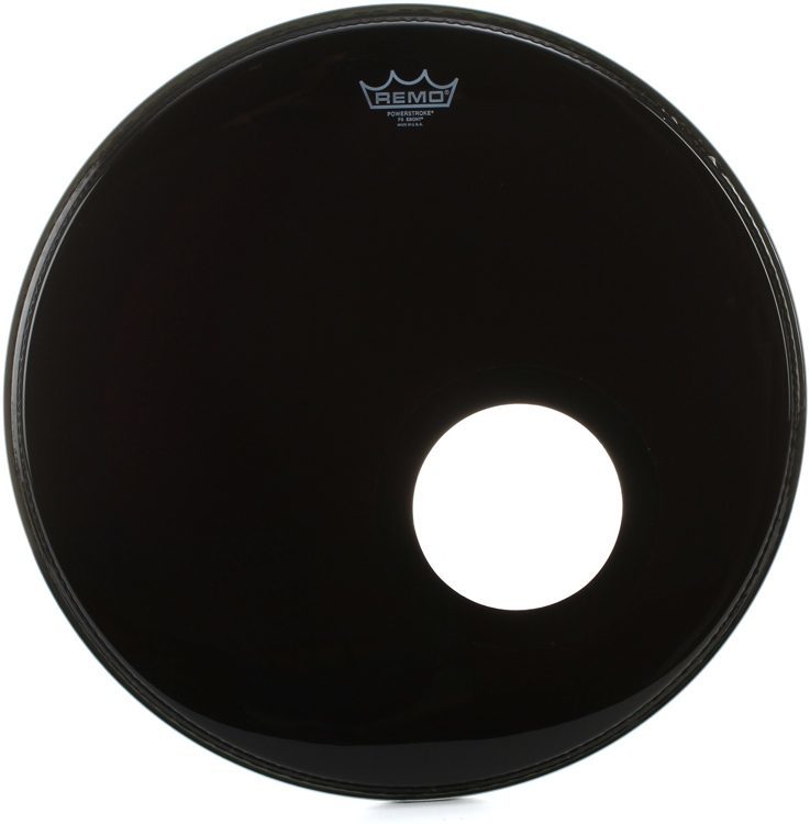 Remo 20" Powerstroke III Ebony Dynamo P3 1020 ES koža za bas bubanj