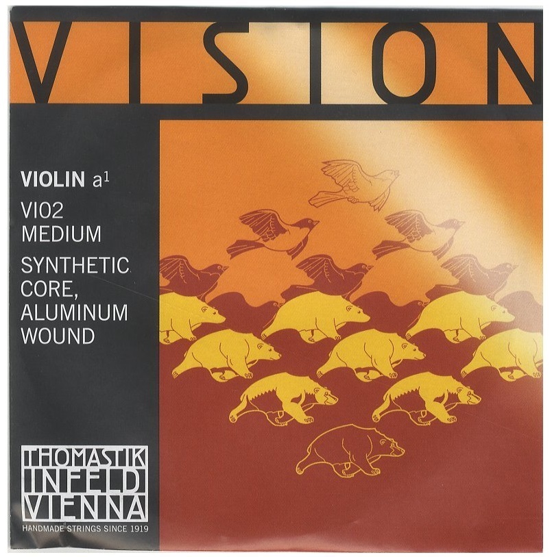 Thomastic Vision VI02 A žica za violinu Synthetic core Medium tension