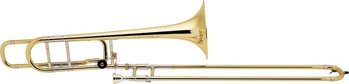 BACH 42BOG Stradivarius tenor trombone gold brass bell