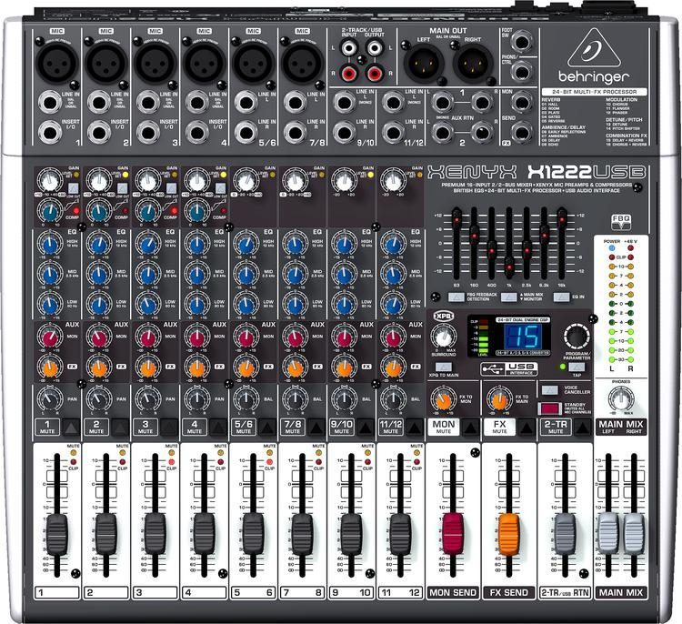 Behringer Xenyx X1222USB pasivna mikseta