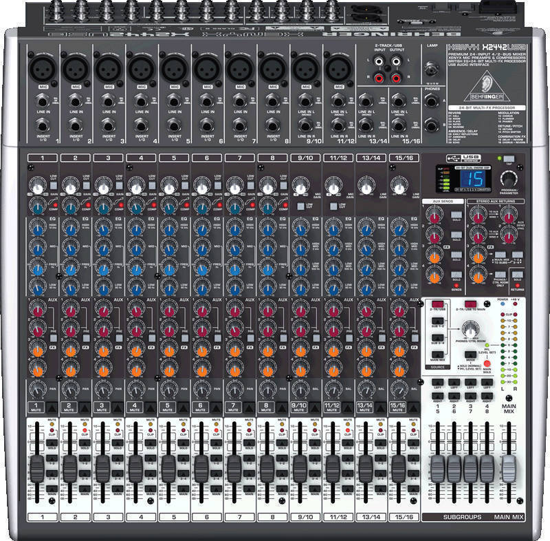 Behringer Xenyx X2442 USB pasivna mikseta