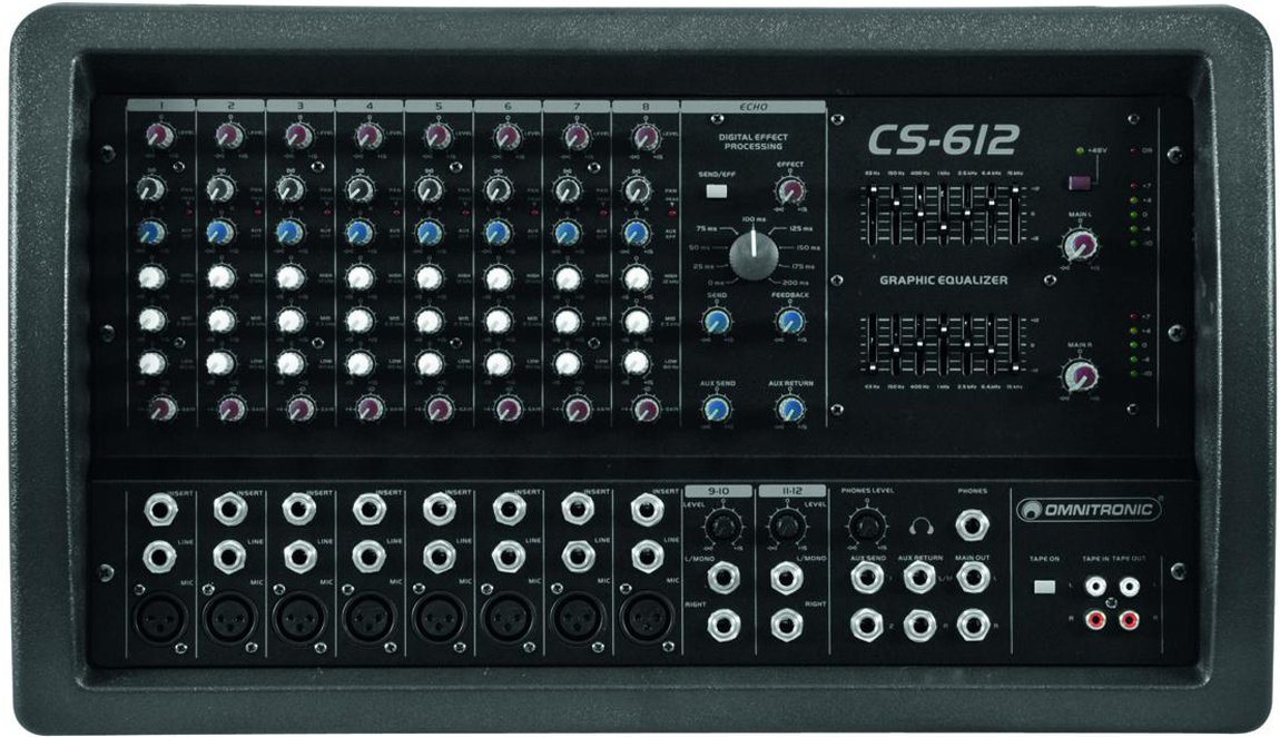 Omnitronic CS 612 power mixer