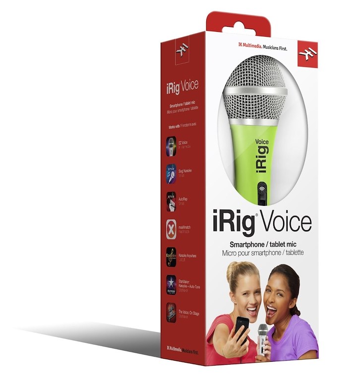 IK Multimedia iRig Android iOS Voice mikrofon zeleni