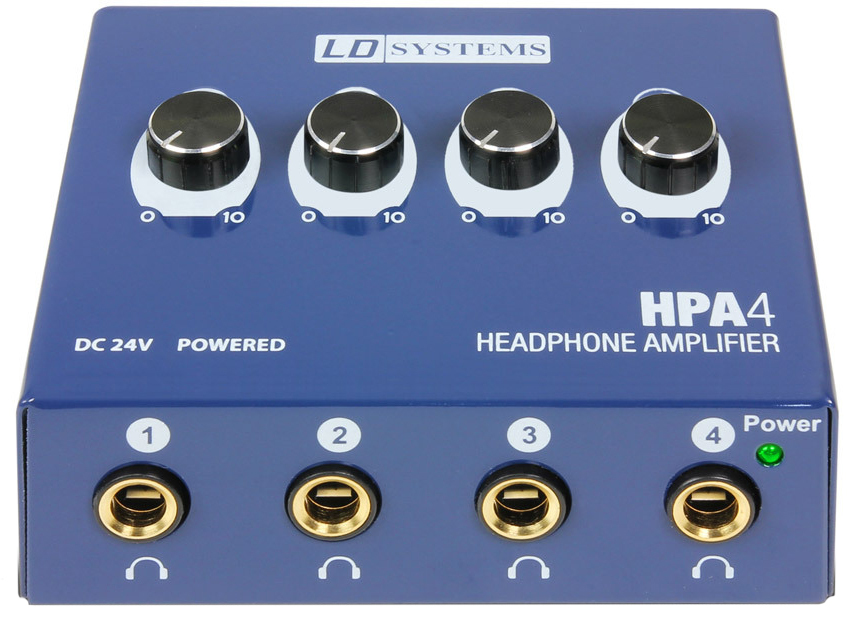 LD Systems HPA 4 preamp za slušalice sa 4 kanala