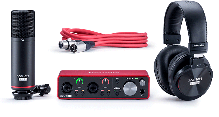 Focusrite Scarlett 2i2 studio 3.generacije