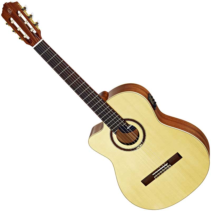 Ortega RCE138SN-L slim neck ozvučena klasična gitara levoruka