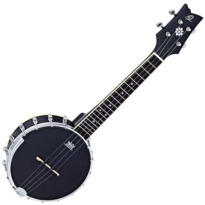 Ortega OUBJ100-SBK Banjo-ukulele