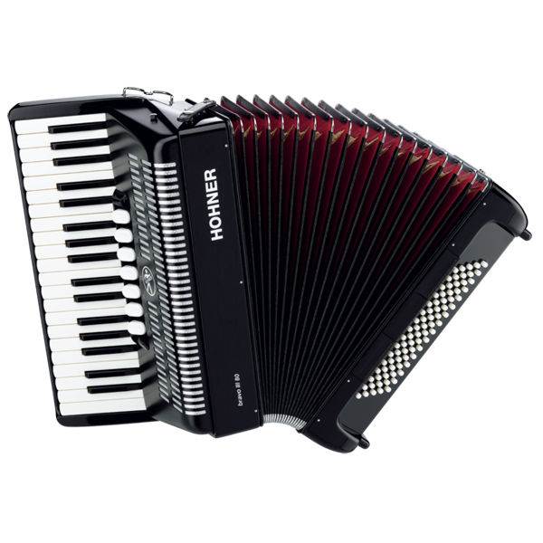 Hohner Bravo III 80 Black harmonika