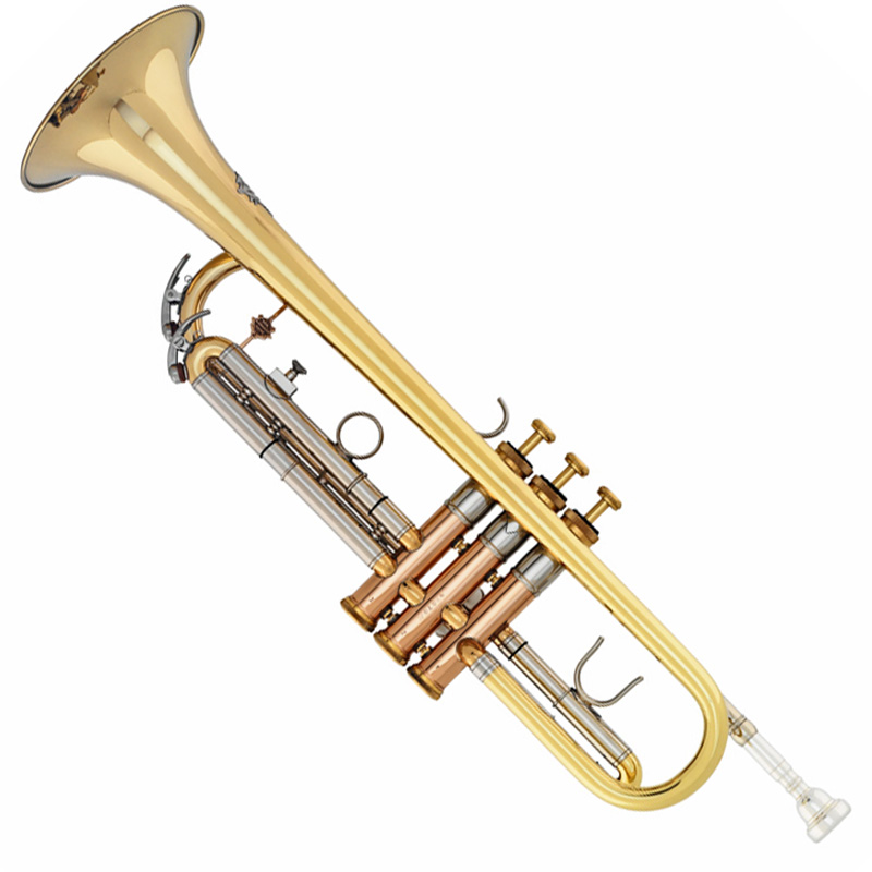 Alexander Model 1018 Bb Trumpet gold brass