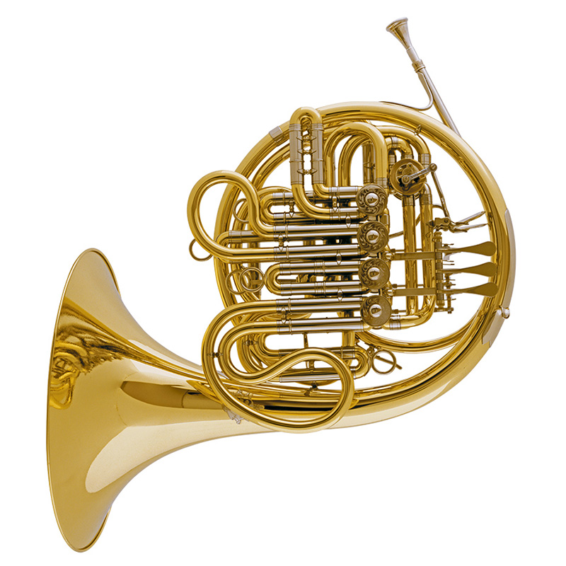 Alexander Model 104 F/Bb Double Horn gold brass