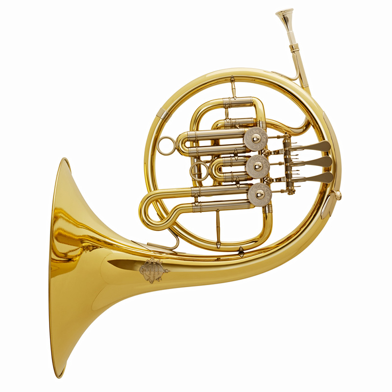 Alexander Model 105 High F Descant Horn yellow brass