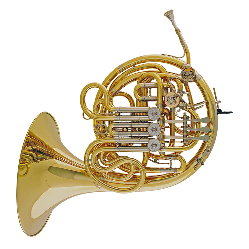 Alexander Model 301 F/Bb/High F Triple Horn gold brass