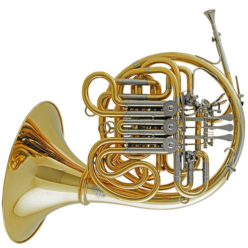 Alexander Model 310 F/Bb/High F Triple Horn gold brass