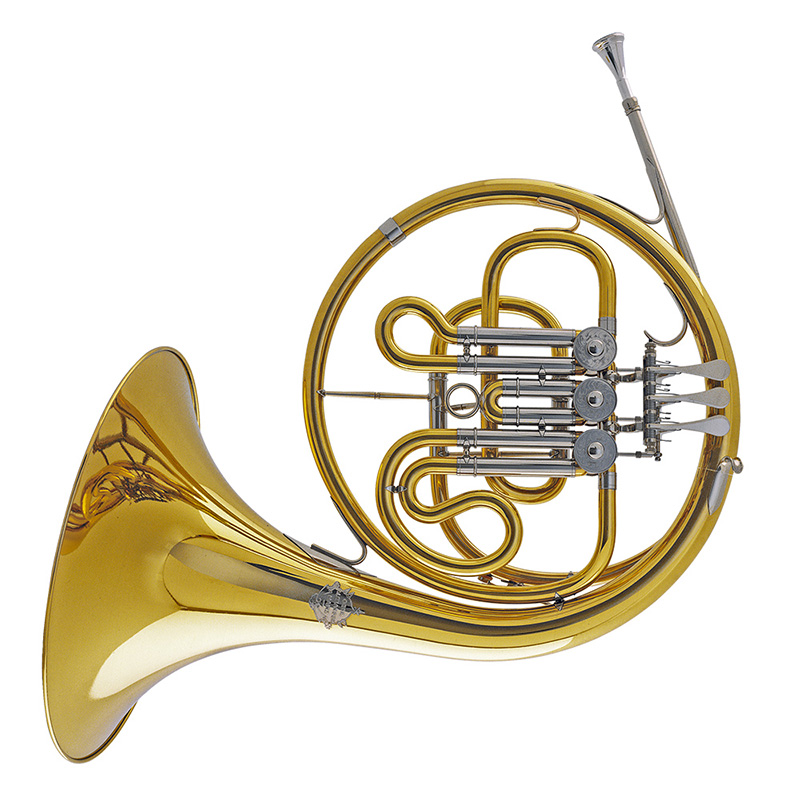 Alexander Model 88 single bb-horn gold brass