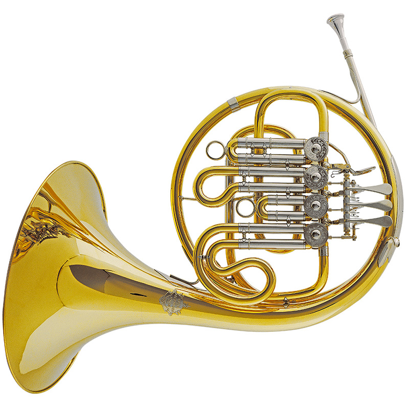 Alexander Model 90 single bb-horn gold brass
