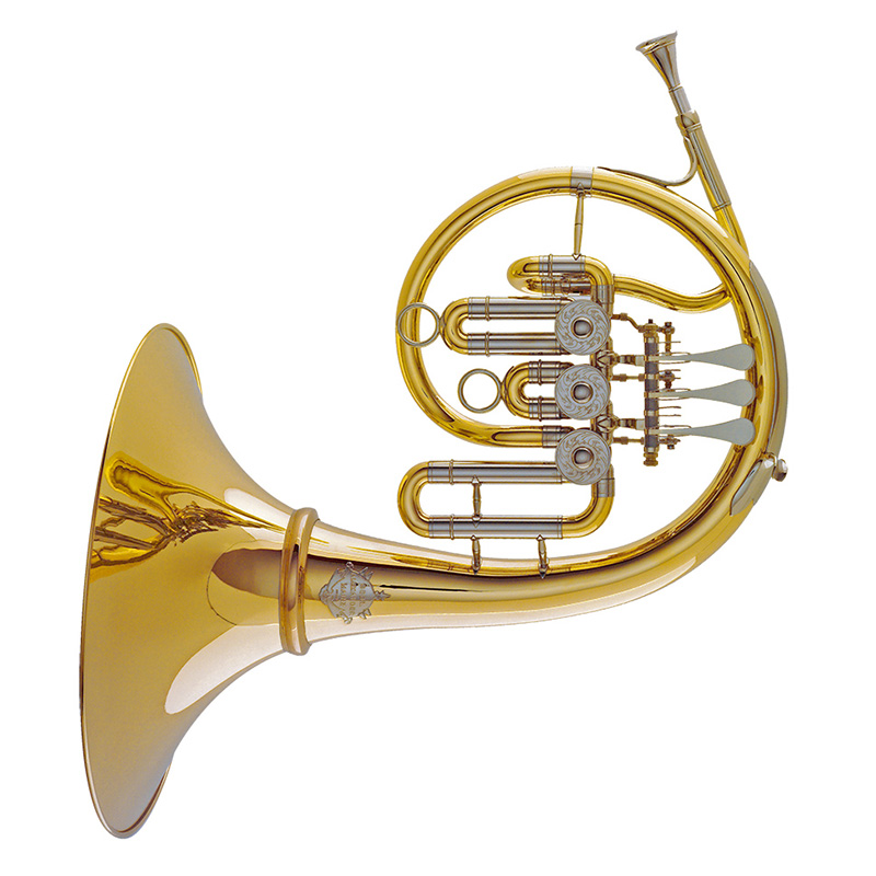 Alexander Model 99 High Bb Descant Horn yellow brass