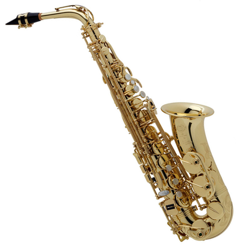 Selmer Super Action 80 Series II E-flat Alto Saxophone Brushed Gold Lacquerengraved / Gold lacquered keys