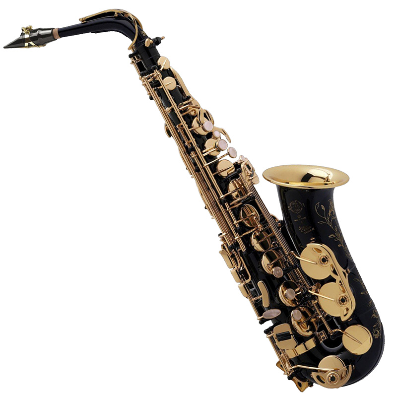 Selmer Super Action 80 Series II E-flat Alto Saxophone Black Lacquer Engraved Lacquered Keys