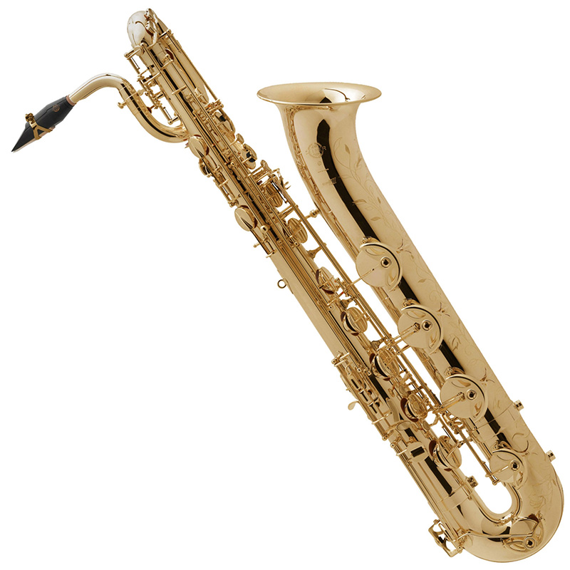 Selmer Super Action 80 Series II E-flat Baritone to low A Saxophone Gold Lacquer Engraved