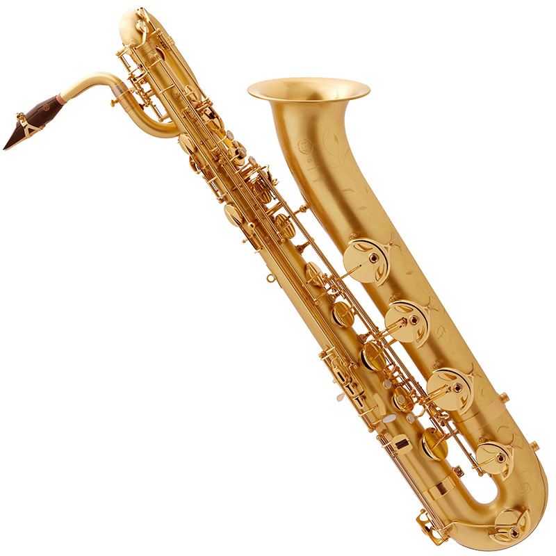 Selmer Series III E-flat Baritone to low A Saxophone Brushed Gold Lacquerengraved / Gold lacquered keys
