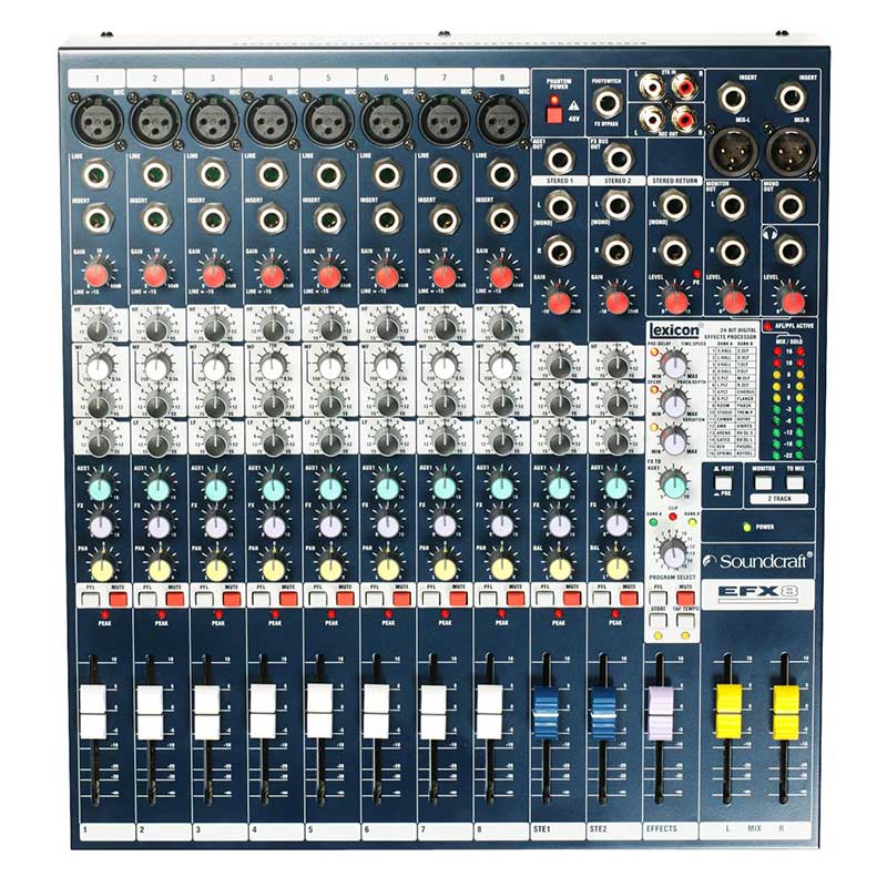 Soundcraft EFX8 mikseta sa efektima