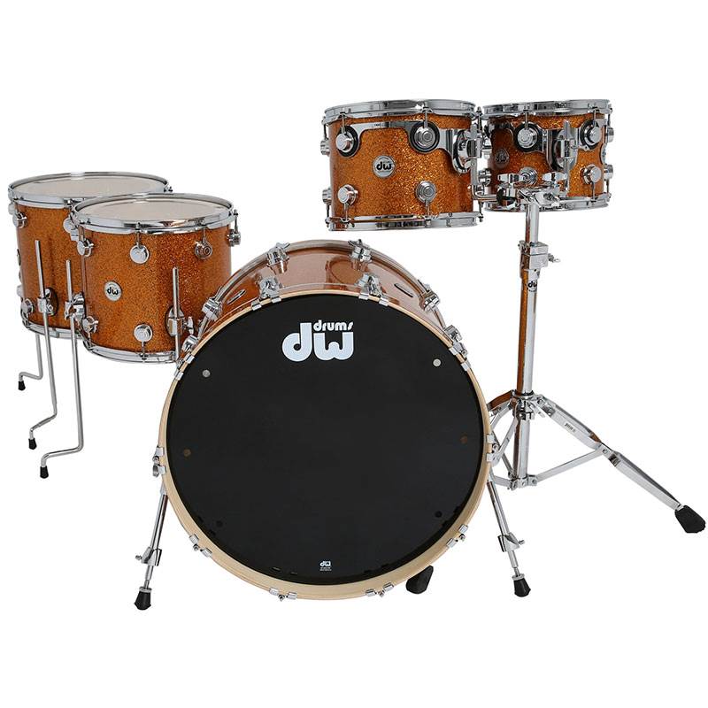 DW Collector’s Series Finish Ply Burnt Orange Glass Maple petodelni komplet bubnjeva