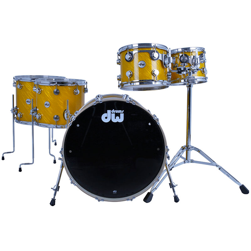 DW Collector’s Series Finish Ply Twisted Yellow komplet bubnjeva