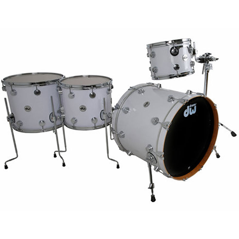 DW Collector’s Series Finish Ply White Glass komplet bubnjeva