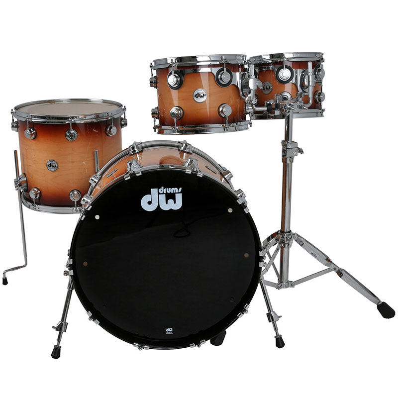 DW Collector’s Series Lacquer Specialty Natural to Quick Tobacco Burst komplet bubnjeva