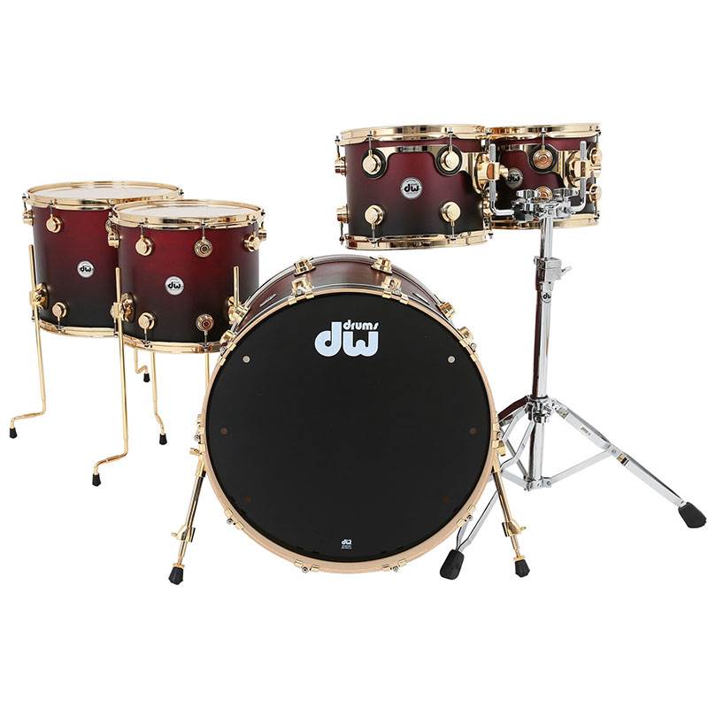 DW Collector’s Series Satin Specialty Cherry Black Fade komplet bubnjeva