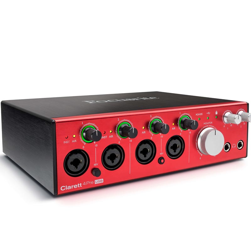 Focusrite Clarett 4Pre USB audio interfejs