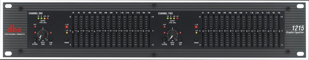 DBX 1215 Dual 15 Band Graphic Equalizer