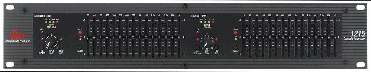 DBX 1215 Dual 15 Band Graphic Equalizer