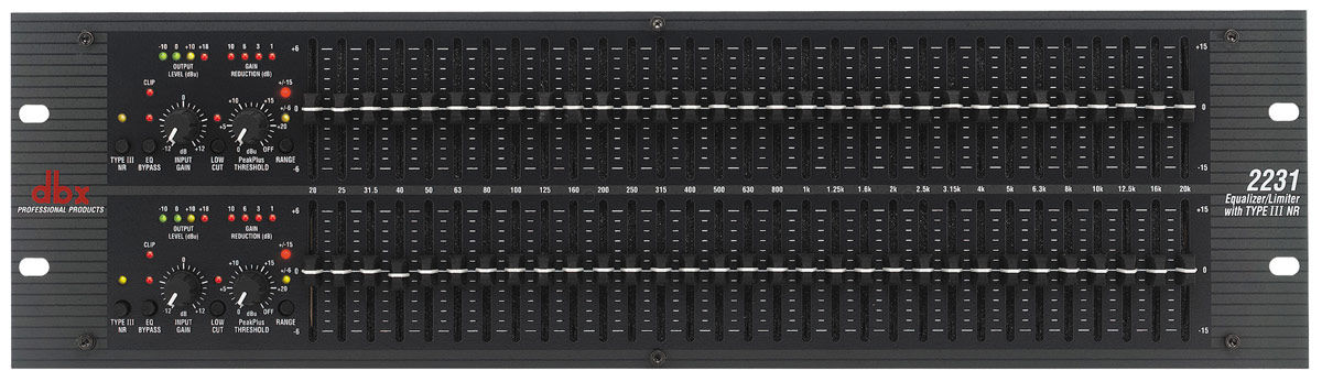DBX 2231 Dual 31 Band Graphic Equalizer