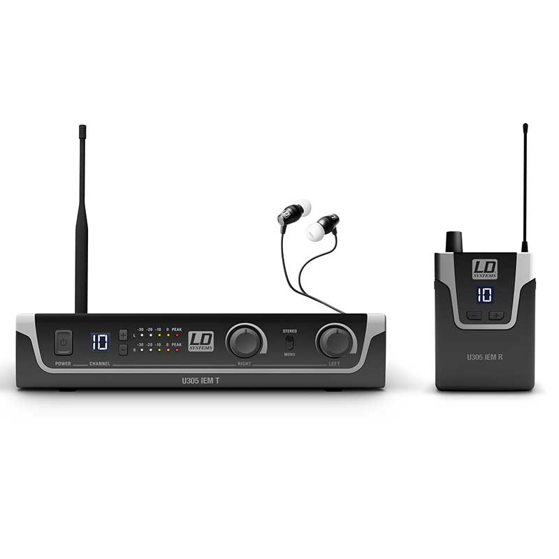 LD Systems U305 IEM HP In-Ear Monitoring System with Earphones