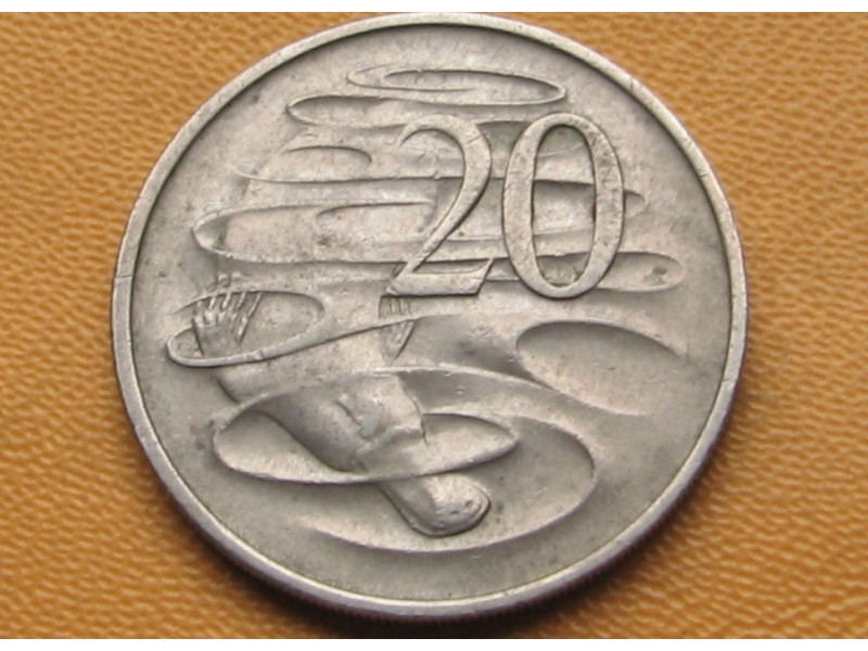 Australija - 20 Cents 1969 - Kljunar *