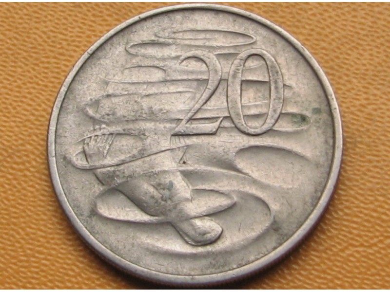 Australija - 20 Cents 1967 Kljunar **