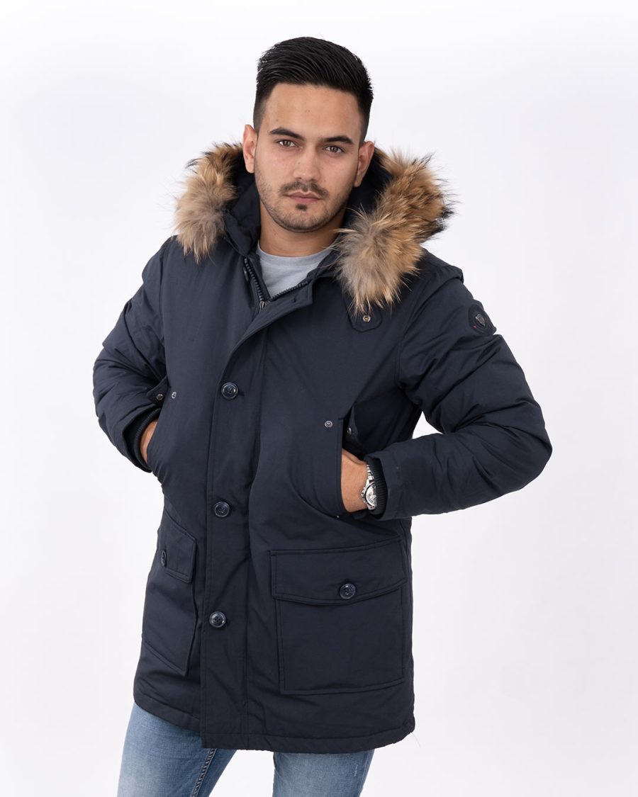 Muška zimska jakna – Sportska i Casual – Staff Aldo – Teget