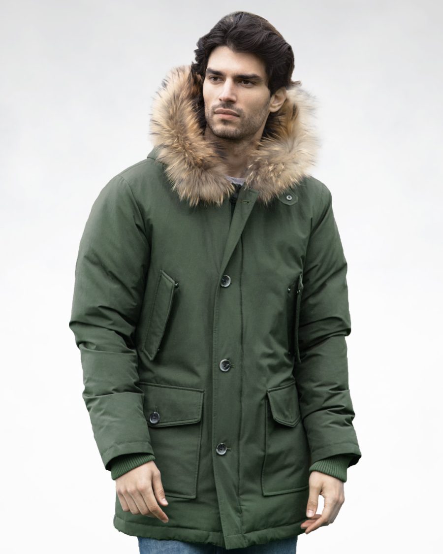 Muška zimska jakna – Sportska i Casual – Staff Aldo – Zelena