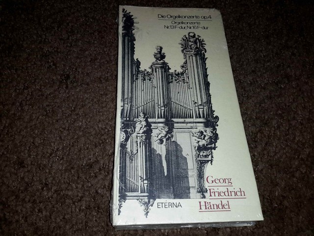 Händel - Die Orgelkonzerte Op.4...2 kasete box , NOVO