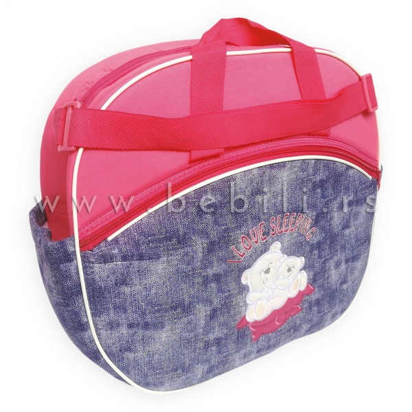 Torba za bebine stvari Pink bear