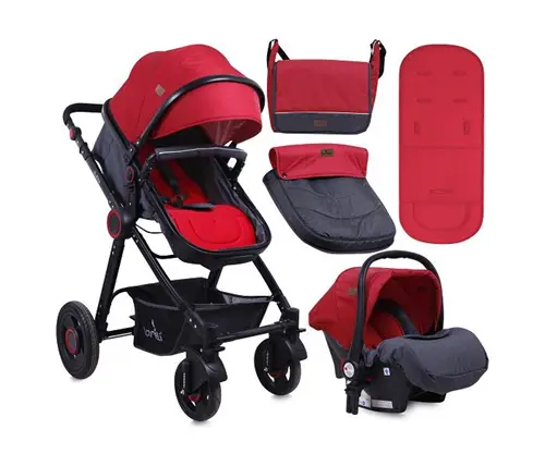 Kolica Alexa Set Black&Red (10021291800)