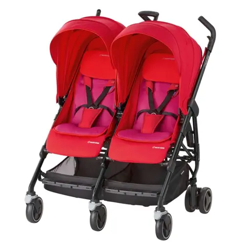 KOLICA ZA 2 BEBE MAXI COSI DANA FOR 2 RED ORHID