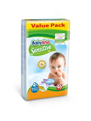 Babylino pelene sensitive 4+ maxi plus 9-20 kg 46 kom